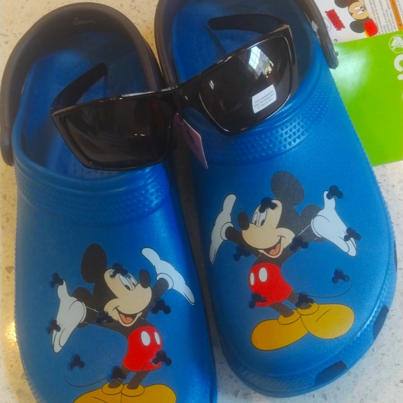 CROCS | Shoes | New Official Disney Mickey Mouse Blue Crocssandals ...